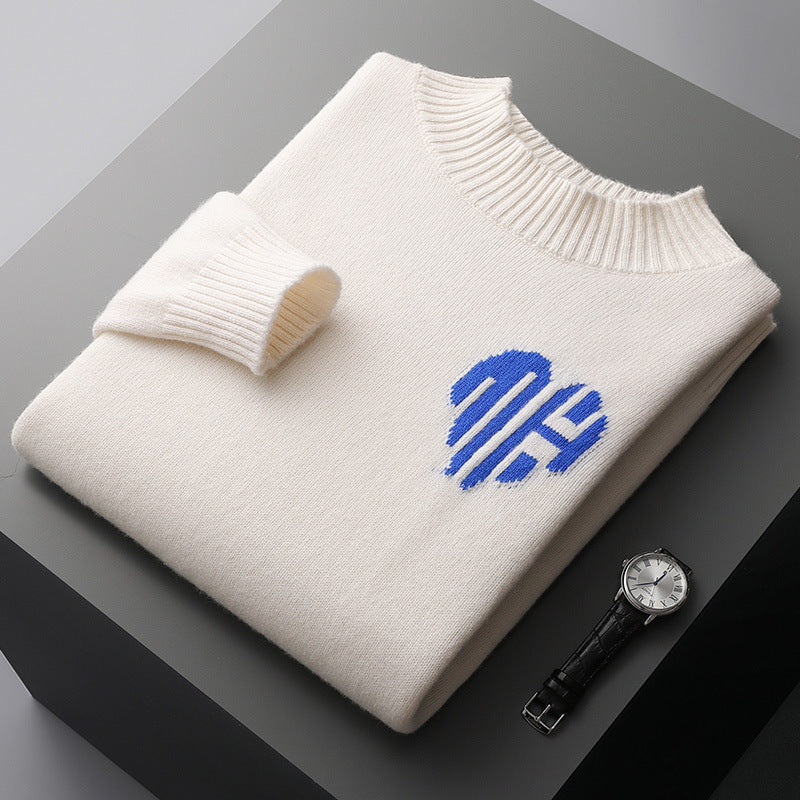 Cullen - Pull chic en laine brodé pour homme – Monaco-mode.fr
