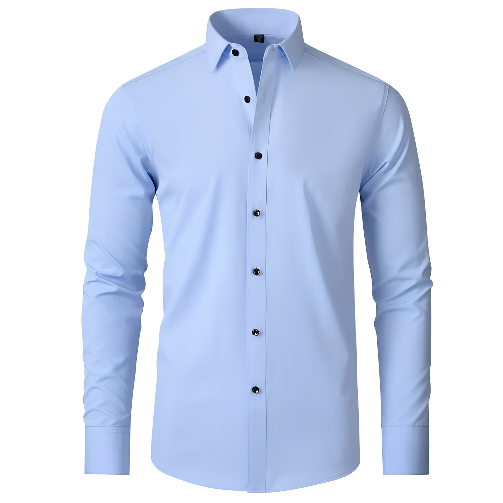 Khenn - Chemise extensible à manches longues pour hommes – Monaco-mode.fr